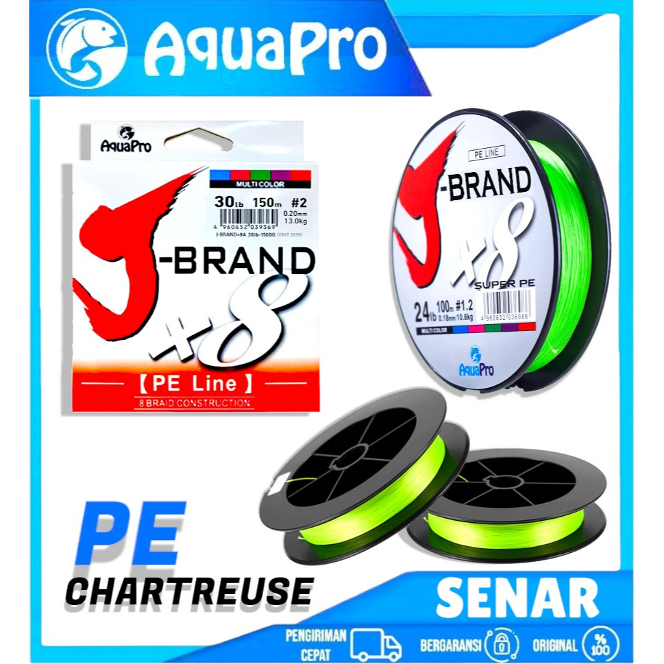 Jual Senar Pancing Baru J-BRAID X8 Grand 8 Stand X braided PE Line ...