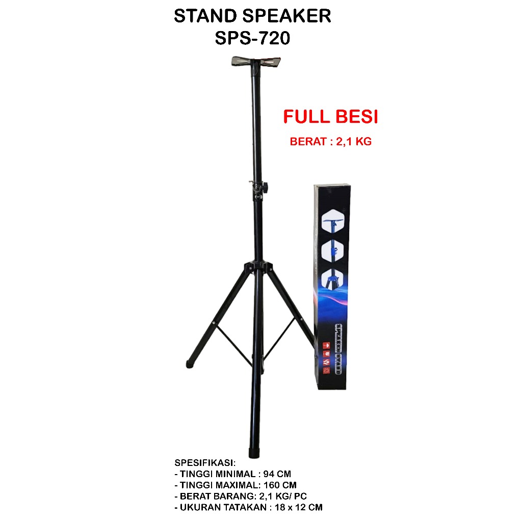 Jual Stand Speaker Full Besi Sps520   Sps 520 Tripod Speaker Tiang 