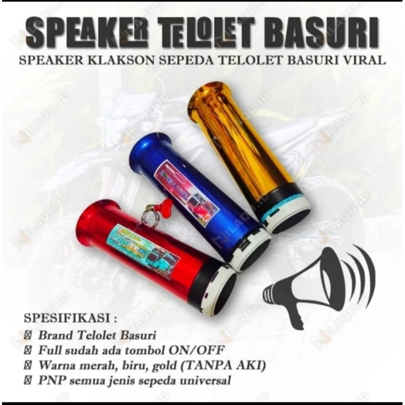 Jual TELOLET BASURI KLAKSON SEPEDA TELOLET BASURI SPEAKER BASURI ...