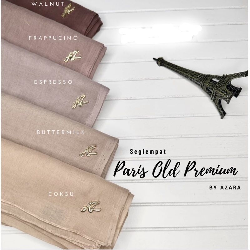 Jual HIJAB SEGI EMPAT PARIS AZARA SEGI EMPAT PARIS PRMIUM METALOGO ...
