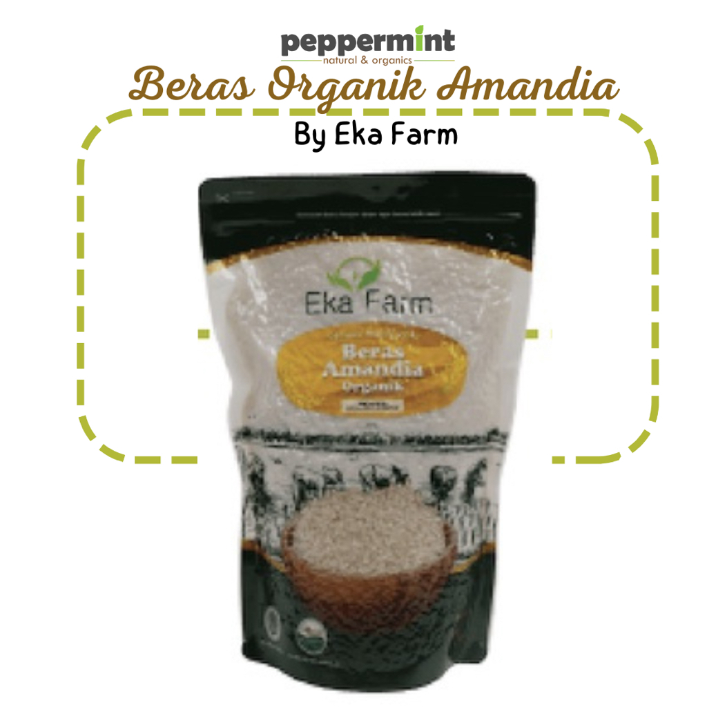 Jual Eka Farm Organic White Rice Amandia / Eka Farm Beras Diabetes (1 ...