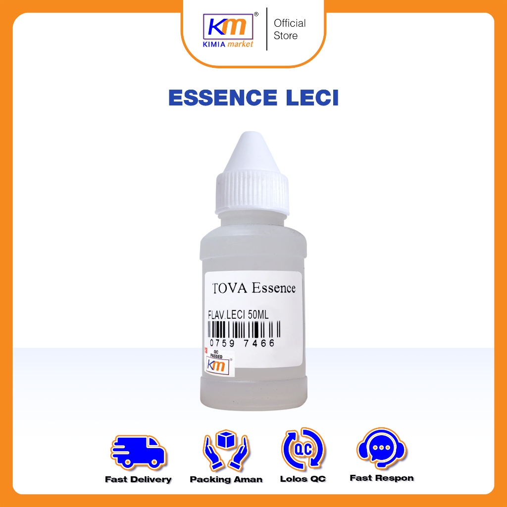 Jual Essence Makanan/Minuman TOVA flavor Leci 50ML/ Perisa Makanan ...