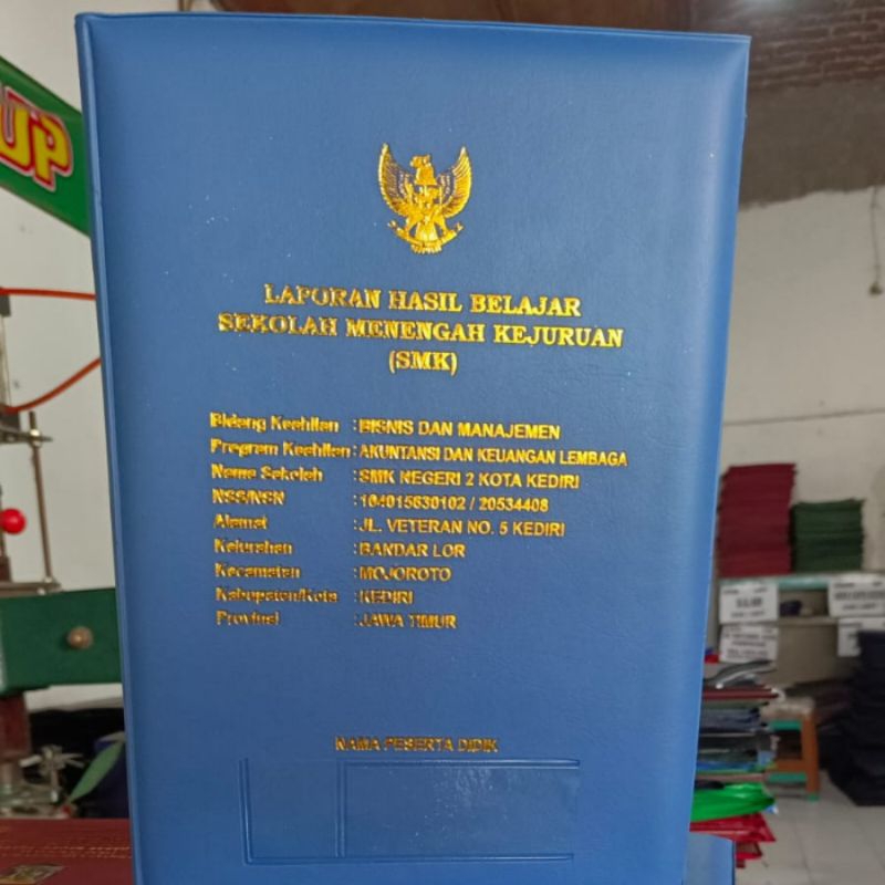 Jual Sampul Map Rapot K13 Cover Model Hotprint/Emboss | Shopee Indonesia