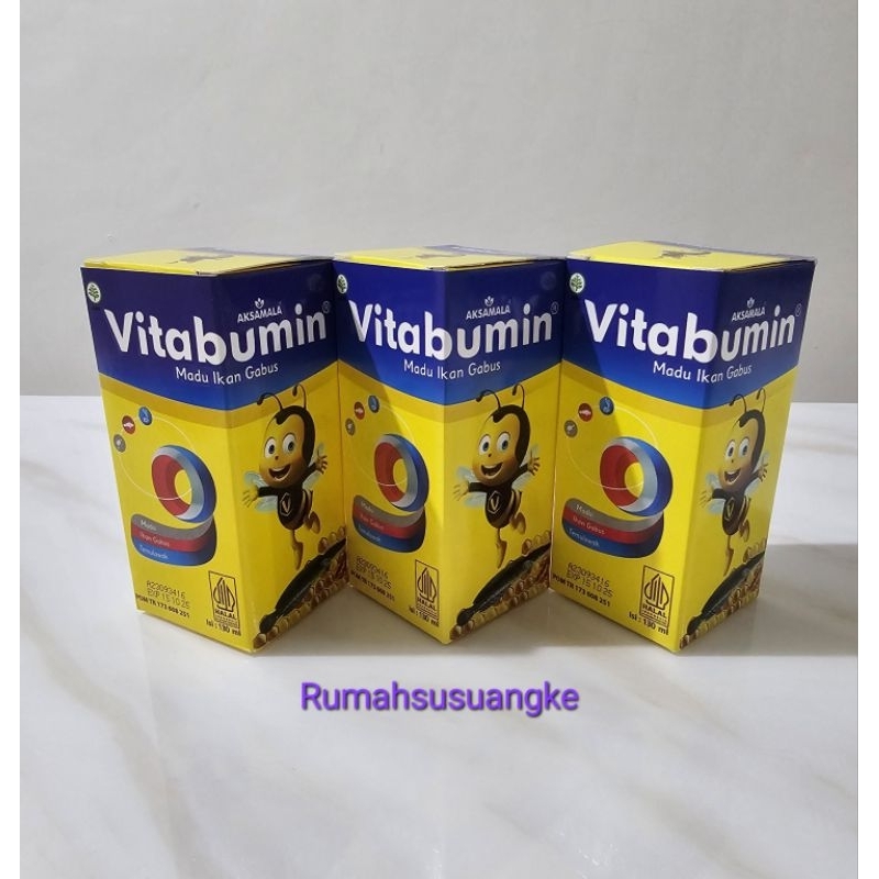 Jual Vitabumin Madu Ikan Gabus Anak 130 ml Penambah Nafsu makan anak | Shopee Indonesia