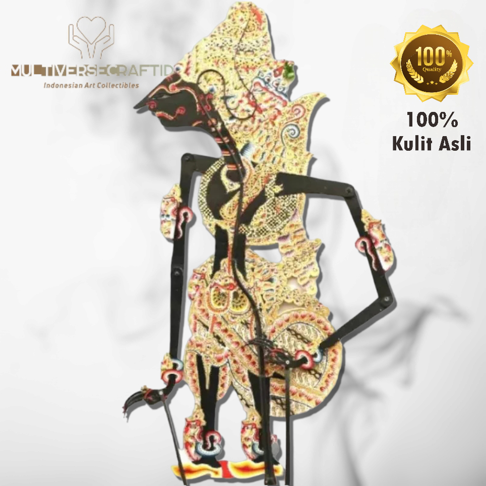 Jual Wayang Alusan Kulit Kerbau ASLI Batara Wisnu Kualitas Alusan ...