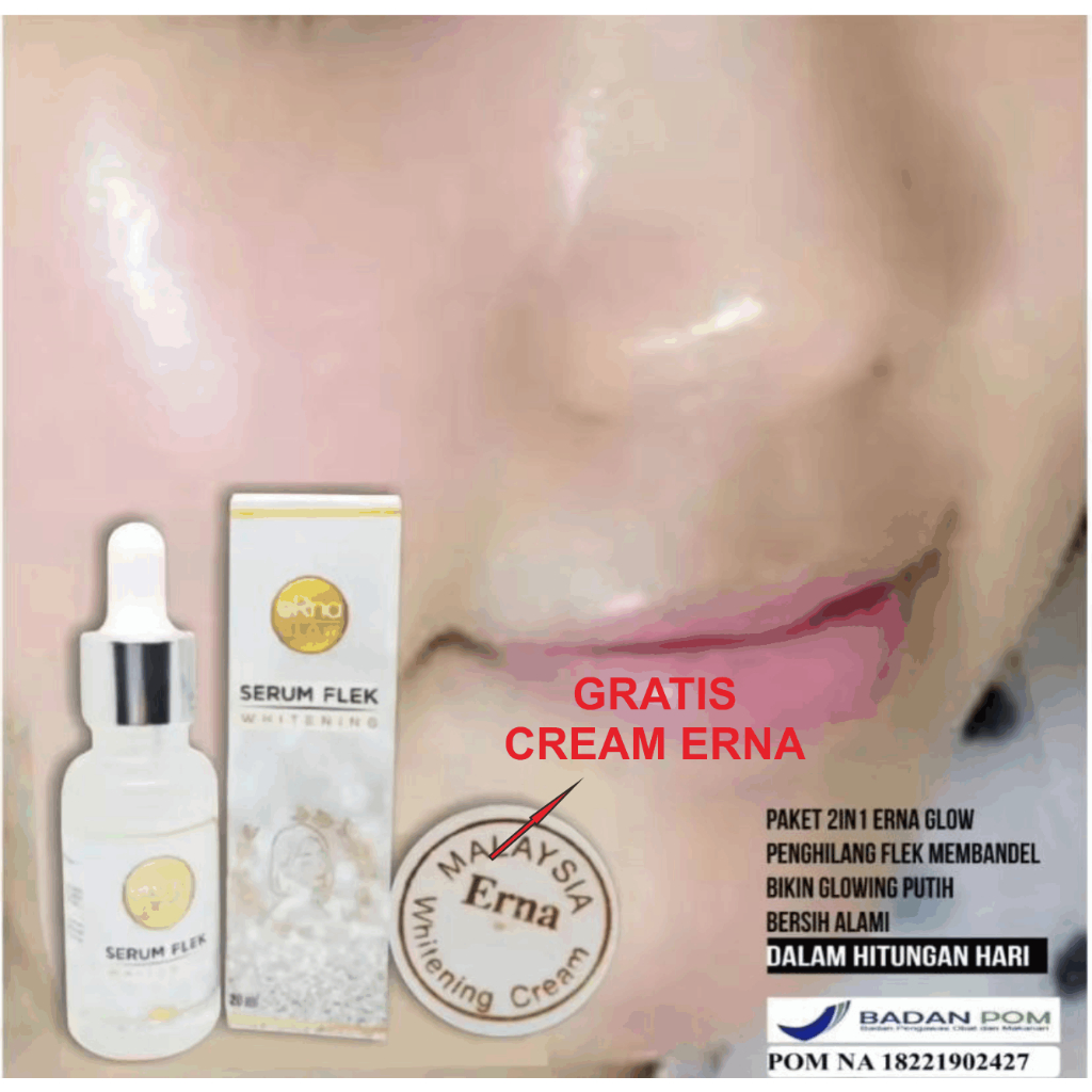 Jual New Serum muka putih glowing erna glow | Shopee Indonesia