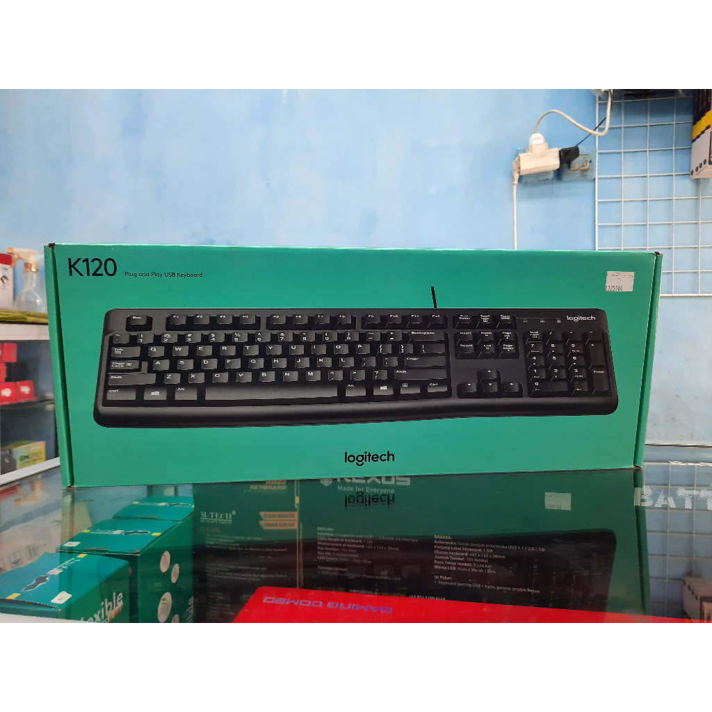Jual Logitech K120 USB Wired Keyboard | Shopee Indonesia