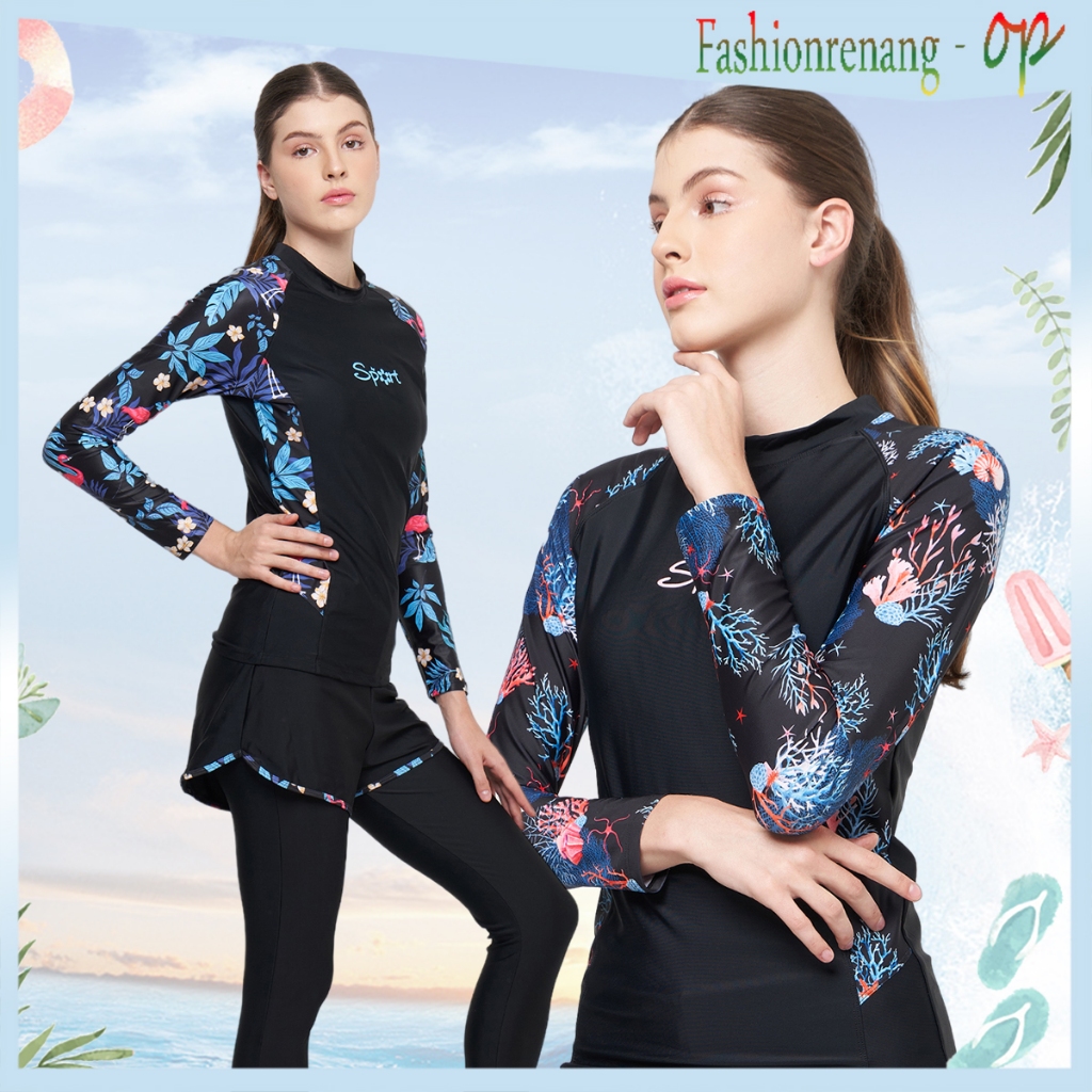 Jual 31012 Baju Renang Wanita/Baju Renang Dewasa/Baju Renang Muslim/Dua ... Jual 31012 Baju Renang Wanita/Baju Renang Dewasa/Baju Renang Muslim/Dua ...