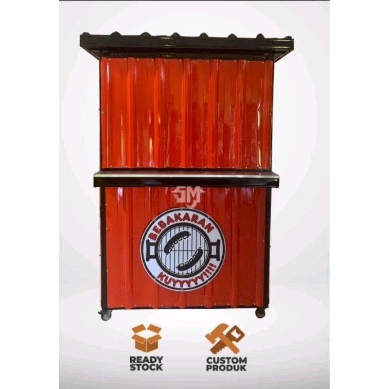Jual kontainer both, gerobak usaha | Shopee Indonesia