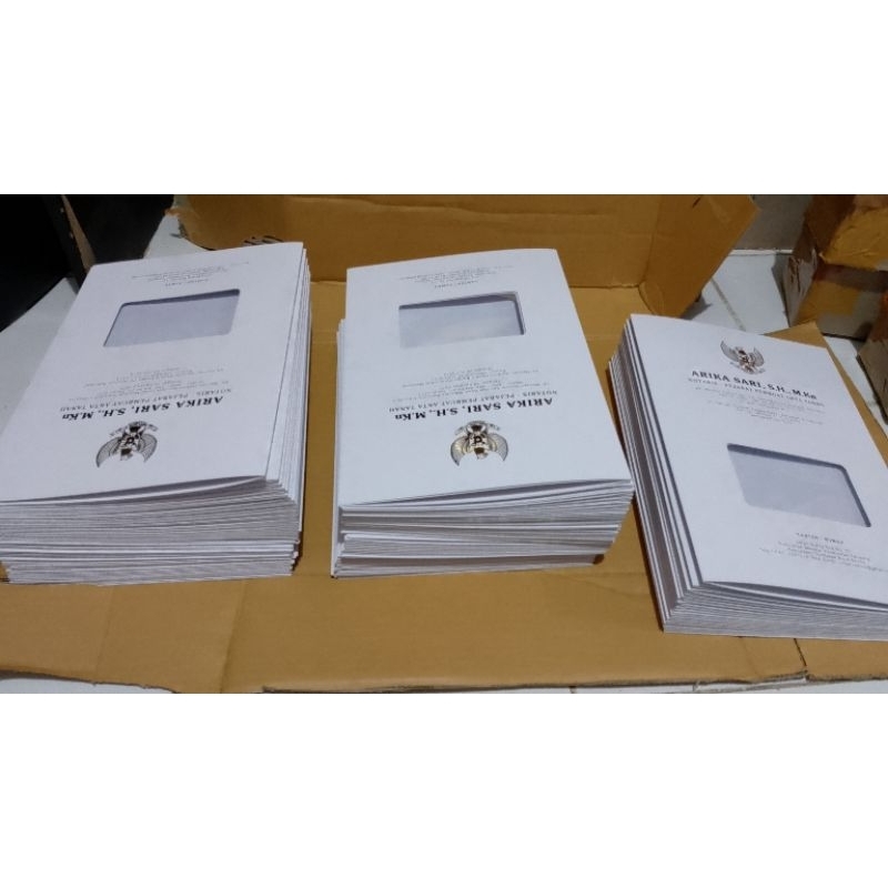 Jual Cover Akta Notaris Warna Putih model Jendela | Shopee Indonesia