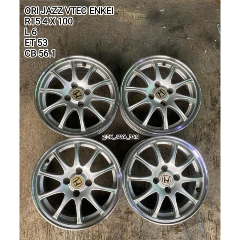 Jual VELG JAZZ VTEC R15 4x100 | Shopee Indonesia