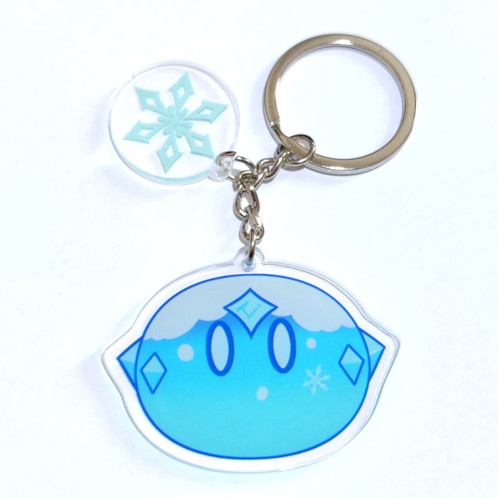 Jual Gantungan Kunci Slime Genshin Impact Akrilik Transparan Keychain ...