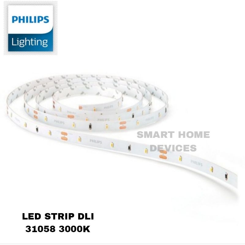 Jual Lampu PHILIPS LED Strip Tape 18 Watt 5 Meter Warm White Kuning ...