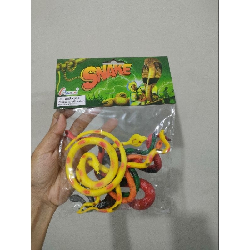 Jual Mainan anak ular karet / ular mainan | Shopee Indonesia