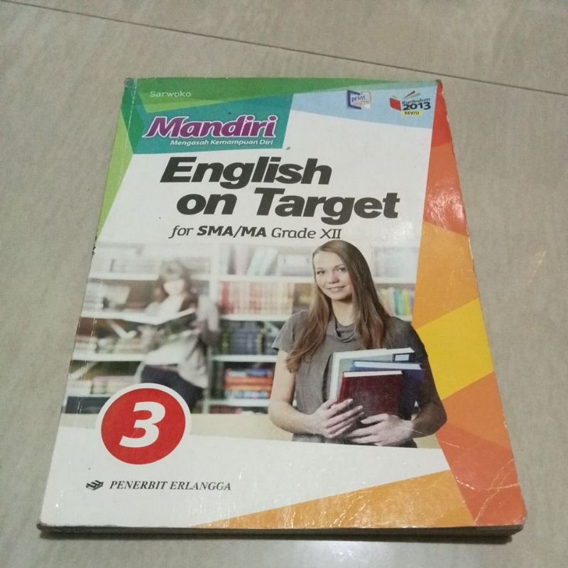 Jual BUKU ORI MANDIRI ENGLISH ON TARGET KELAS 3 SMA PENERBIT ERLANGGA | Shopee Indonesia