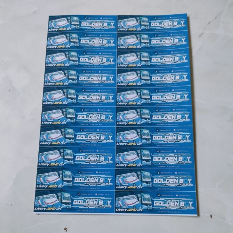 Jual stiker panjang kids panda sticker bus basuri | Shopee Indonesia