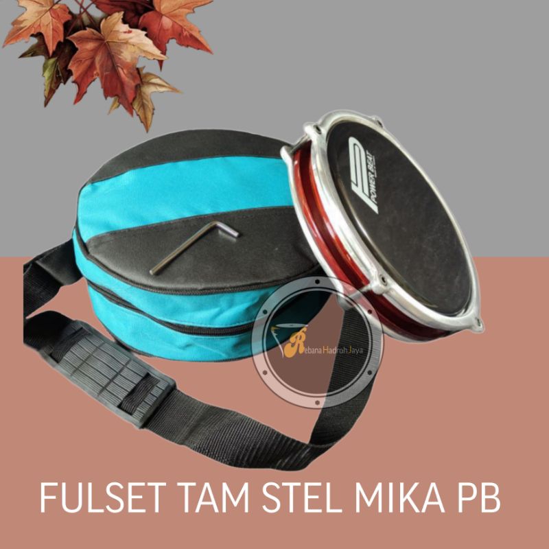 Jual Tam Stel Rebana Hadroh Mika Power Beat Bonus Tas dan Kunci L ...