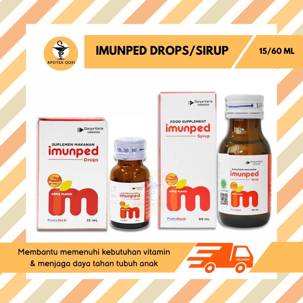 Jual IMUNPED DROPS 15 ML/IMUNPED SIRUP 60 ML/DAYA TAHAN TUBUH ANAK ...