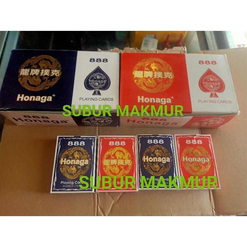 Jual Kartu Remi 888 Honaga Asli - Kartu Remi Honaga 888 Playing Card ...