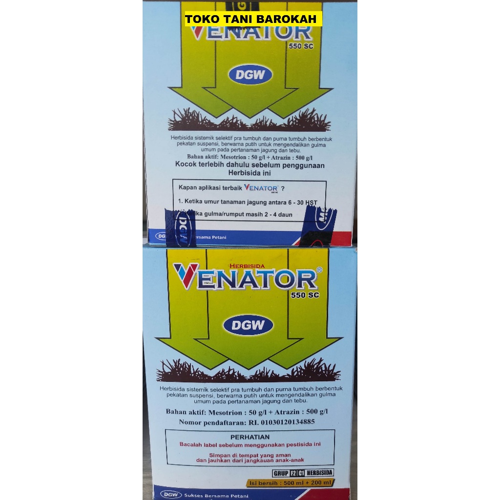 Jual Herbisida Jagung Venator 550 SC 500ml Racun Rumput Selektif Jagung ...