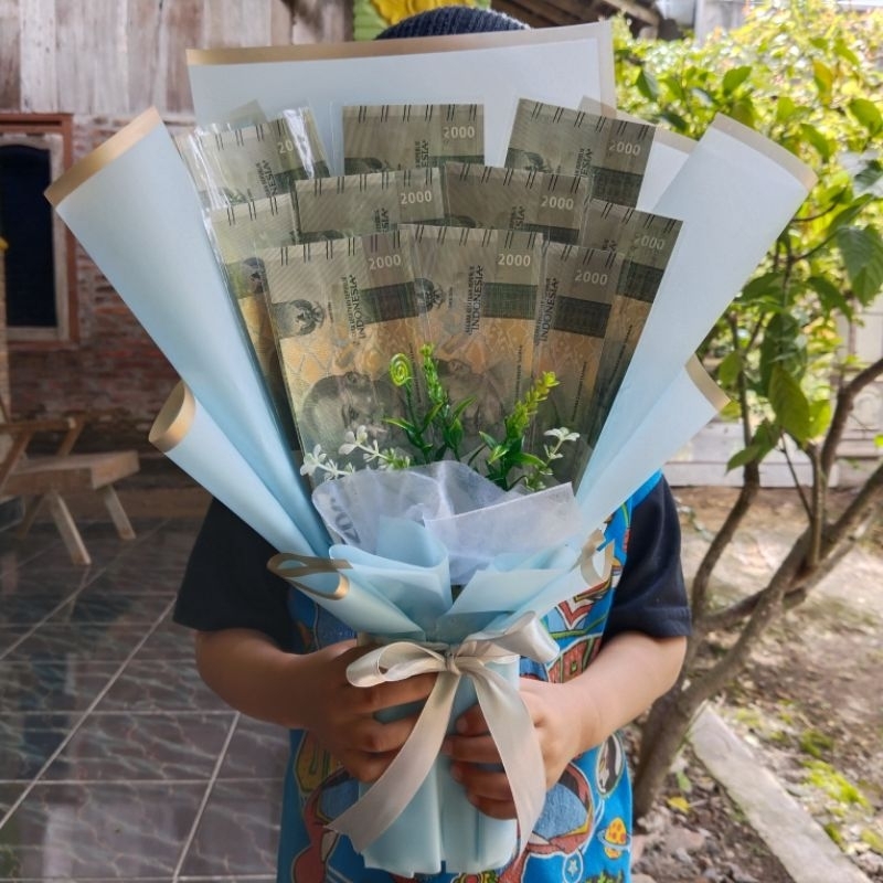 Jual Buket Uang Kosong 5 Lembar / Buket Uang Kosong 10 Lembar - Free ...