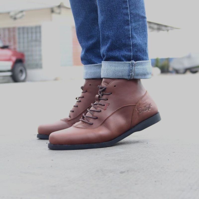 Jual Sultan Footwear X Foster Sepatu Semi Boots Kasual Formal Pria ...