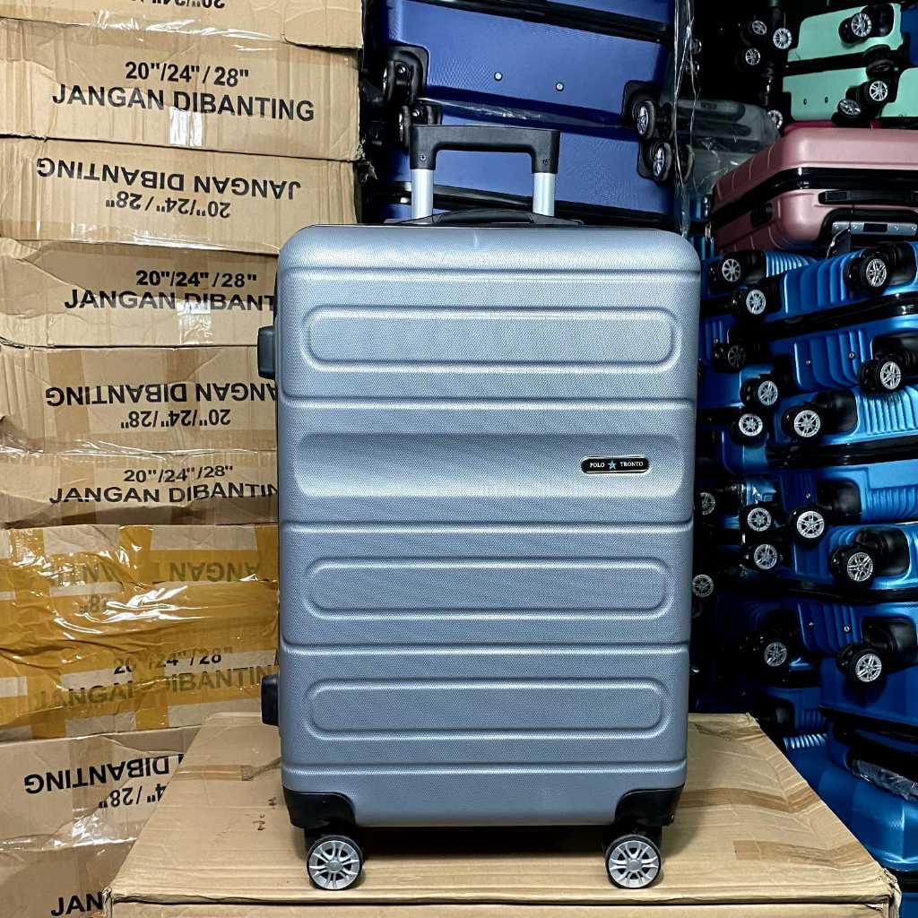 Jual Koper Polo 20 Inch Bahan FIber 806 Koper Travel 4 Roda Berputar ...