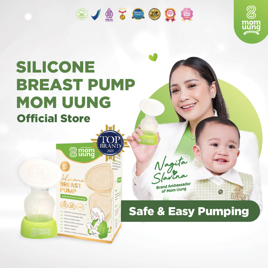 Jual Mom Uung Silicone Breastpump / Pompa Asi Mom Uung BPA FREE ...