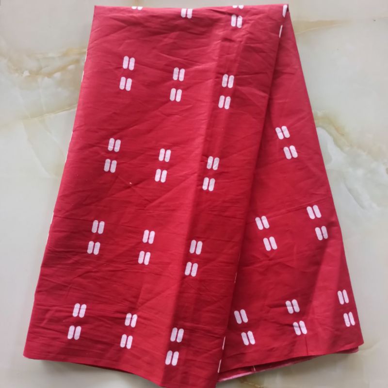Jual crn kain batik motif songket warna merah putih | Shopee Indonesia