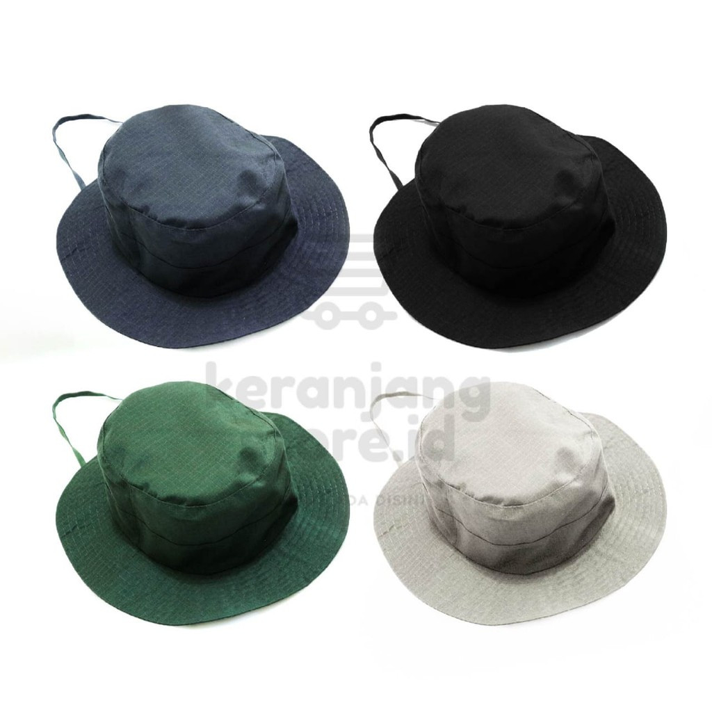 Jual BERKAT- TOPI RIMBA TACTICAL POLOS HIKING OUTDOOR RIPSTOP TACTICAL ...