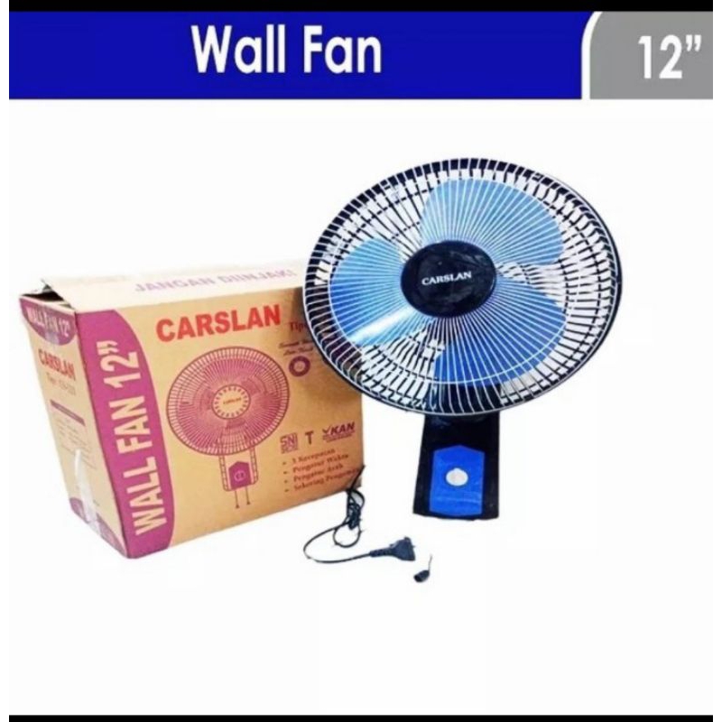 Jual wall fan 12 inch / kipas dinding 12" CARSLAN | Shopee Indonesia
