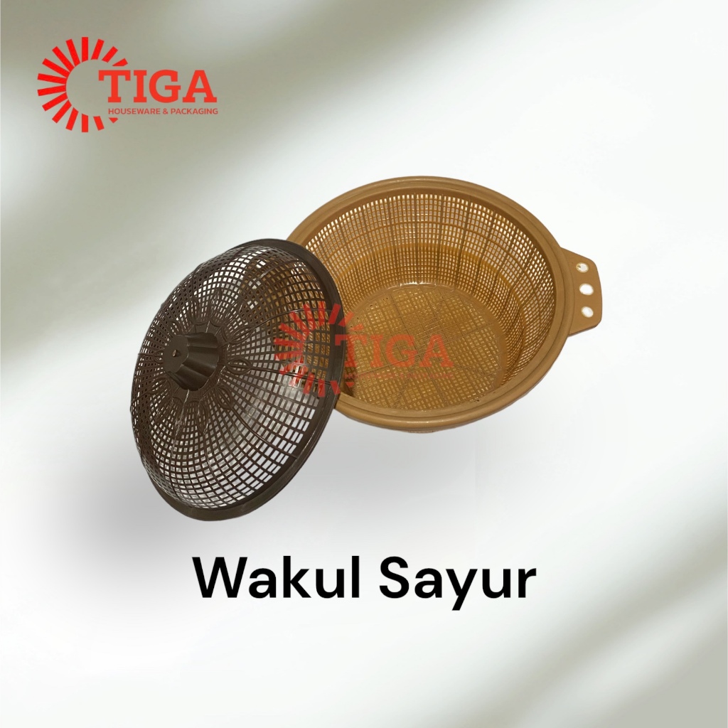 Jual Bakul Nasi Plastik 3 lubang Aesthetic / wadah nasi/ wakul sayur ...
