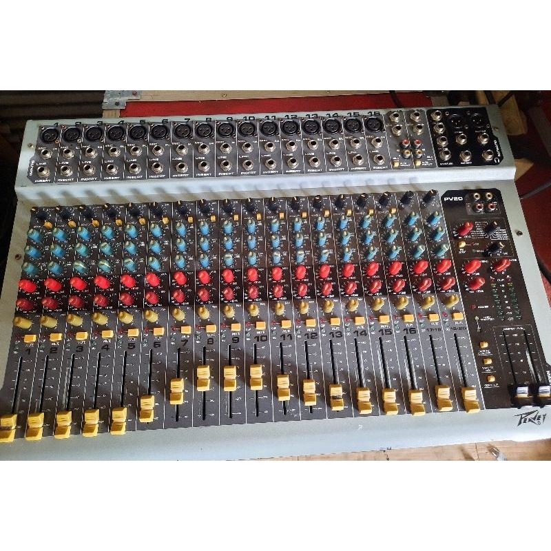 Jual MIXER PEAVEY PV 20 chanel original mulus( seken ) | Shopee Indonesia