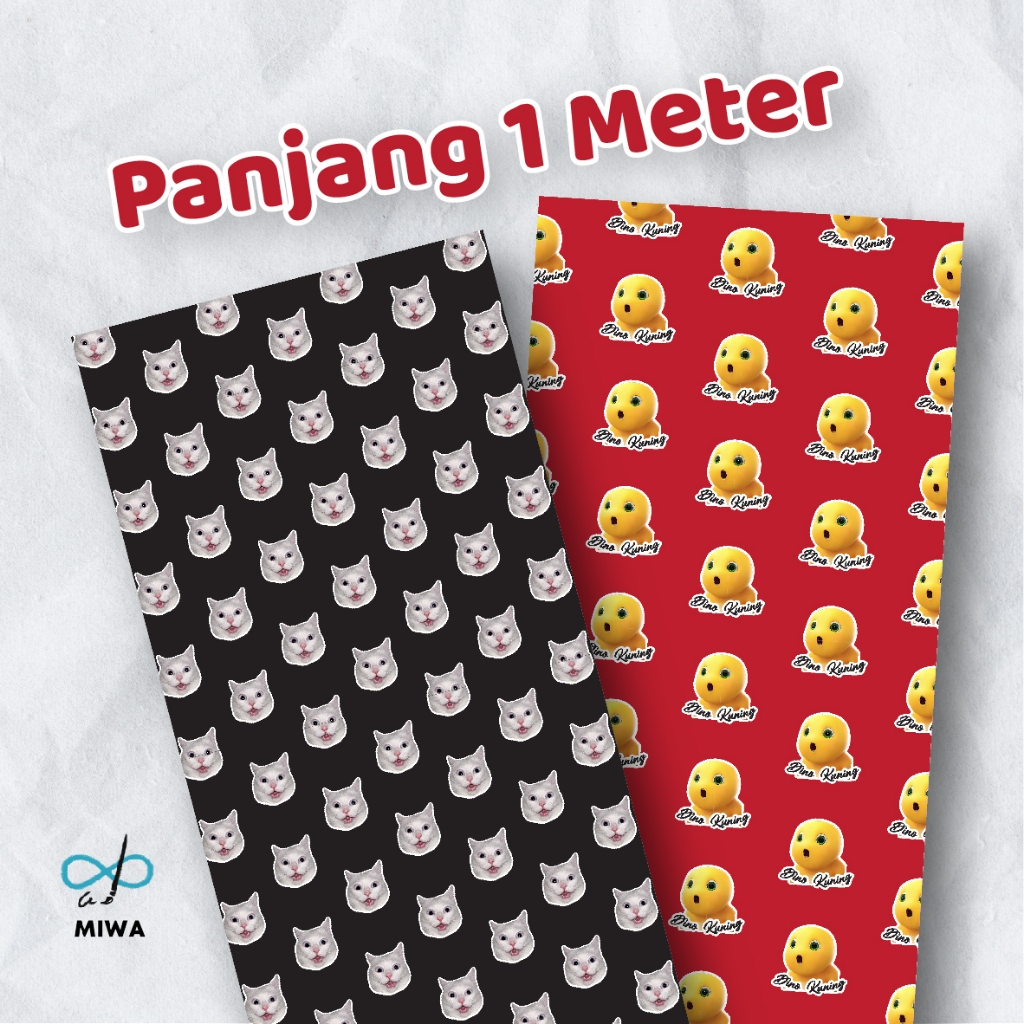 Jual Cetak Custom Kertas Kado Muka Pattern Kertas Kado Wajah Desain ...