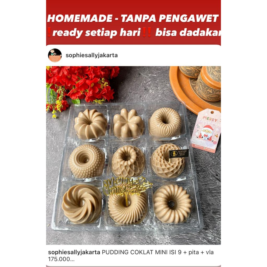 Jual PUDDING MINI ISI 9 - HAMPERS NATAL / CHRISTMAS EDITION | Shopee ...