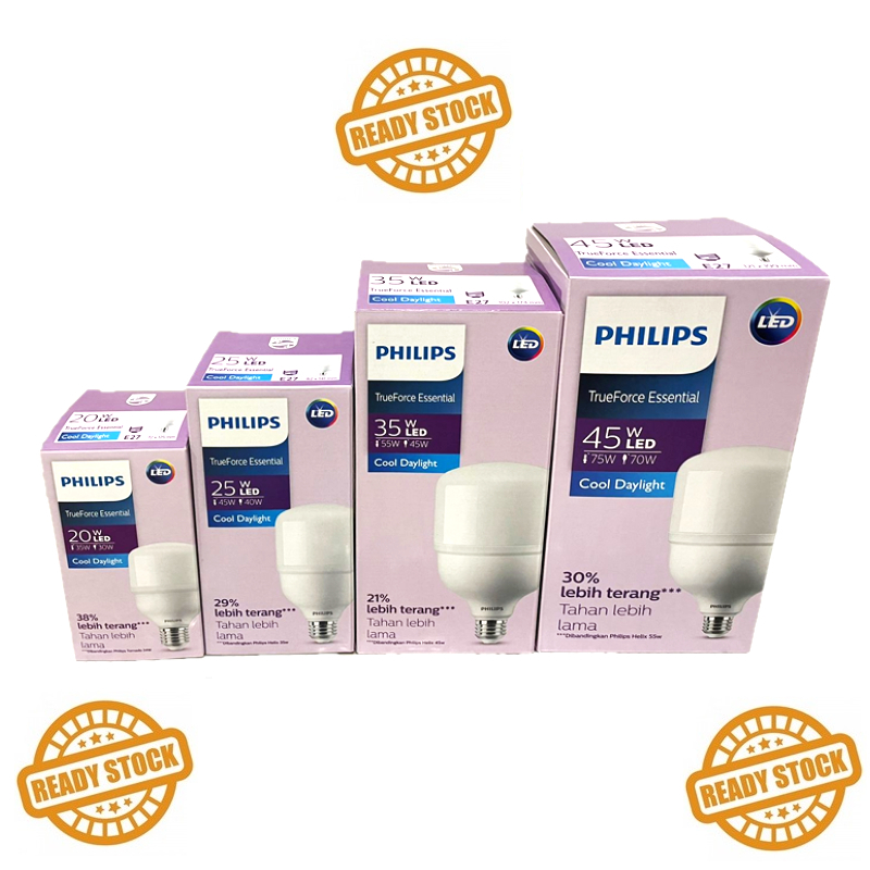 Jual Lampu LED Philips True Force Essential 25W 35W 45W Watt | Shopee Indonesia