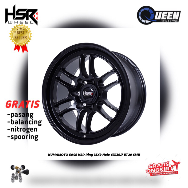 Jual VELG RACING RPF R18 HSR KUMMAMOTO untuk mobil pajero, fortuner ...