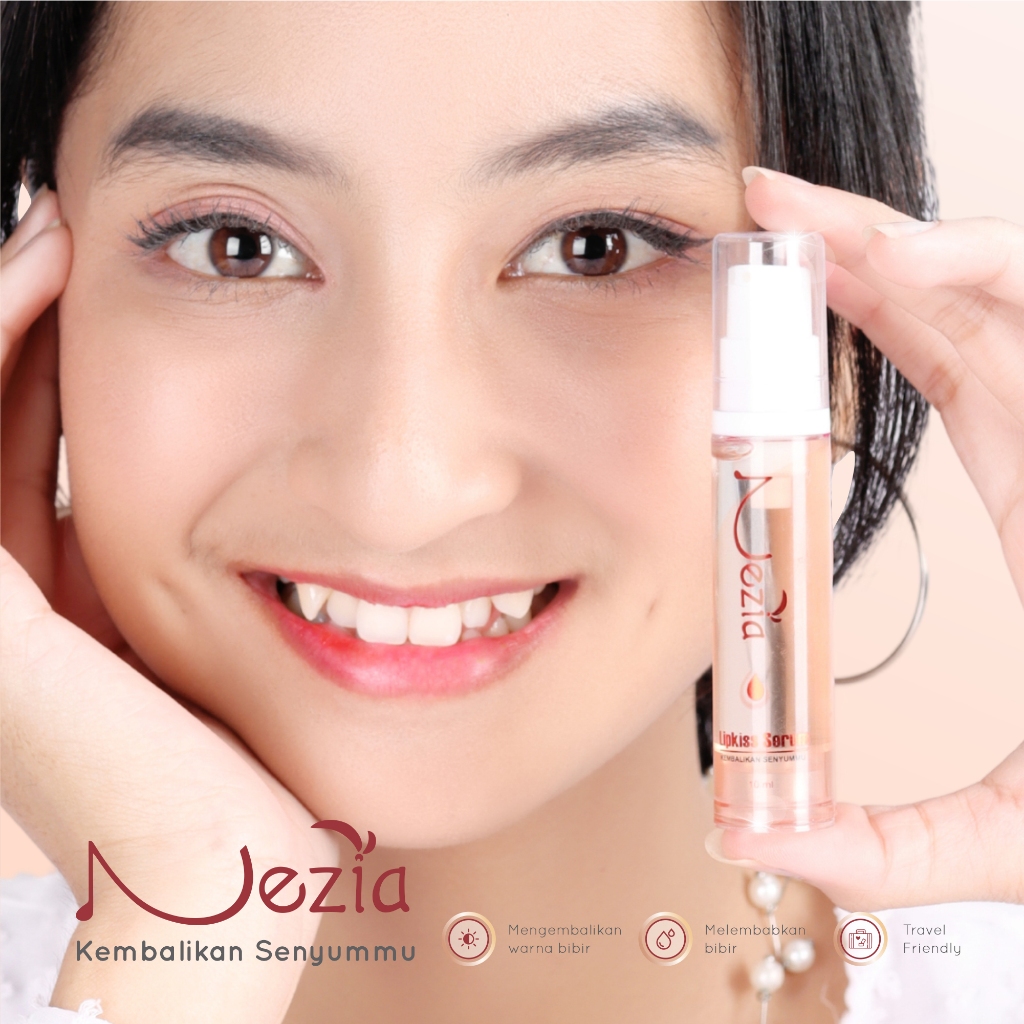 Jual Nezia Lip Serum 10 ml l Berubah Warna Pink Lip Balm Lip Care Serum ...