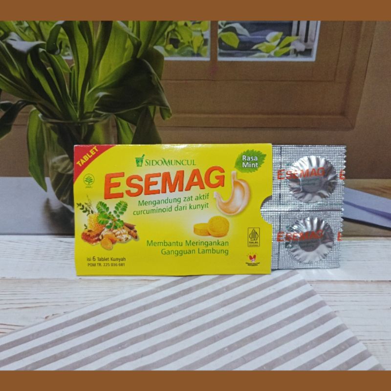 Jual Sido Muncul Esemag Tablet Strip isi 6 Tablet - Rasa Mint | Shopee ...