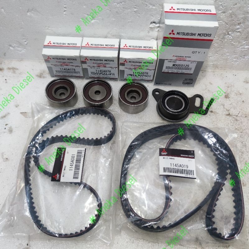Jual Timing belt set tensioner set triton 2.5 pajero sport dakar exceed ...