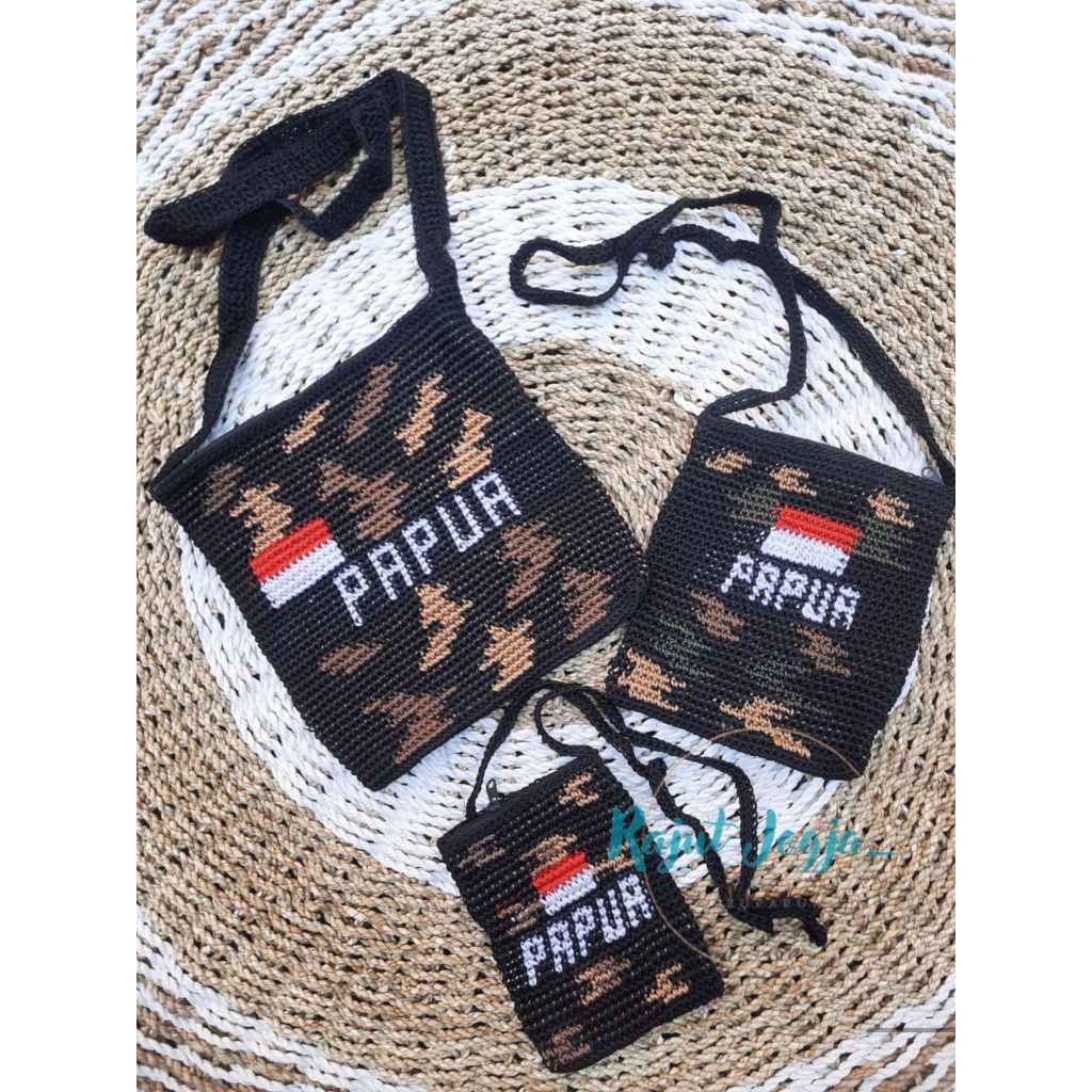 Jual Tas Papua , tas rajut , noken Papua, Tas selempang, Tas selempang ...