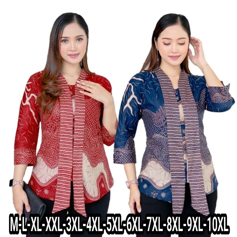 Jual batik KUTU BARU / KEBAYA jumbo BIG SIZE JUMBO XXL XXXL 3L 4L 5L MURAH BATIK KEBAYA JUMBO ...