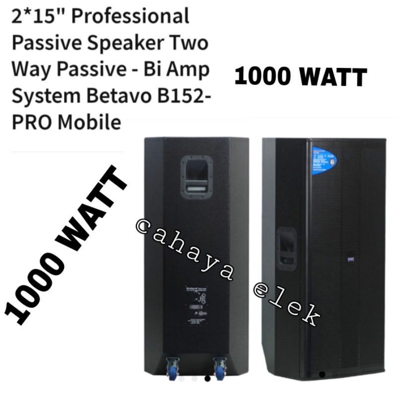 Jual Speaker pasif 15 inch original Betavo b152 pro mobile | Shopee ...