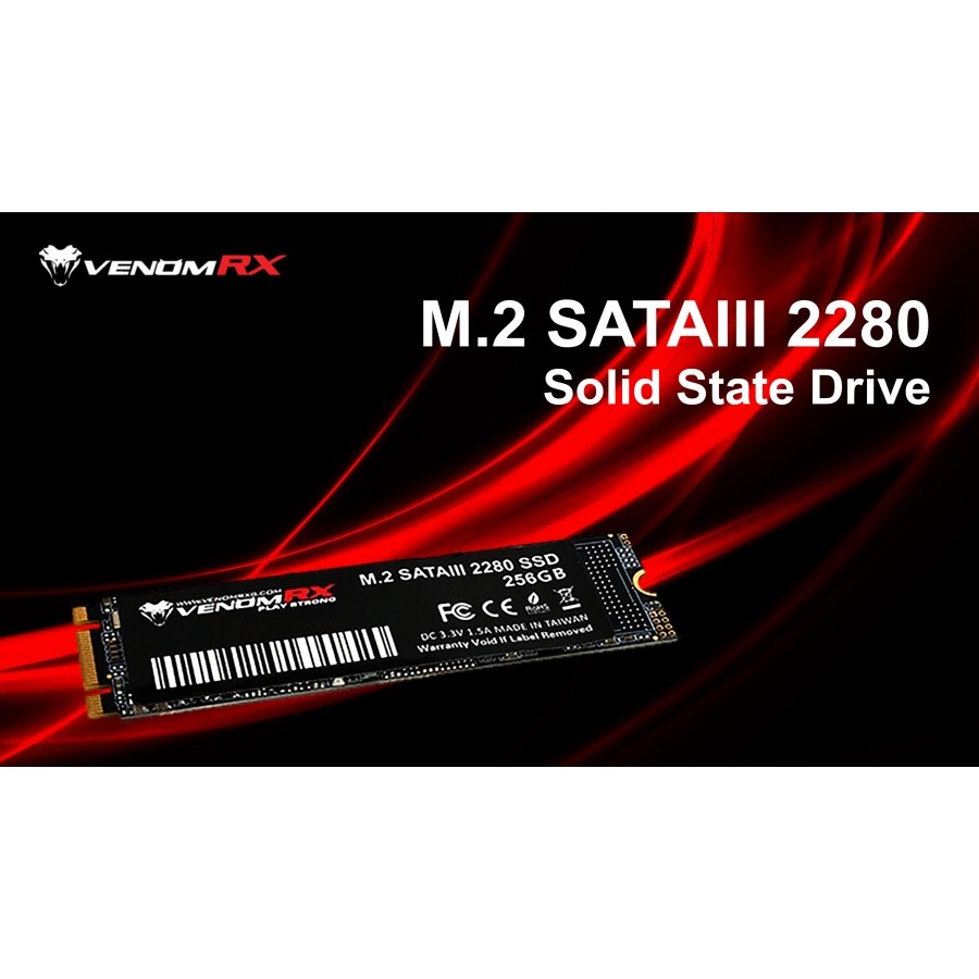 Jual SSD VENOMRX 256GB M2 SATAIII / Super SSD M.2 SATA 3 2280 VRX 256 ...