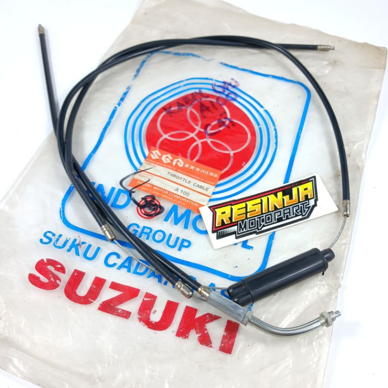 Jual Throttle Cable Kabel Tali Gas Suzuki A100 A 100 Original Sgp Japan | Shopee Indonesia