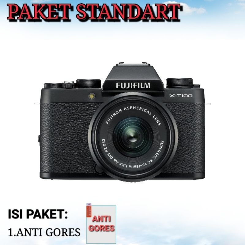 Jual KAMERA FUJIFILM XT100 + LENSA KIT 15-45MM BERGARANSI DAN ORIGINAL ( FUJI X-T100 MIRORLESS ...
