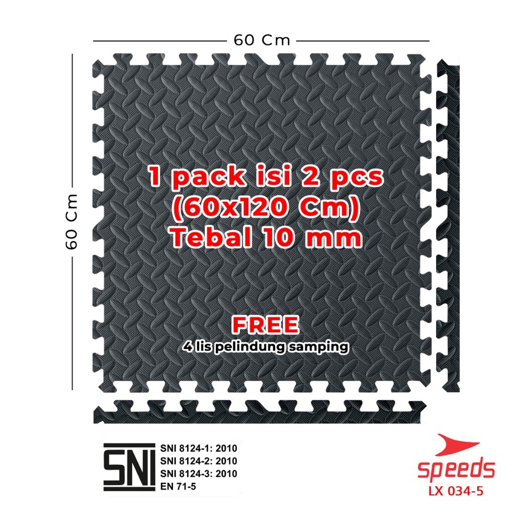 Jual SPEEDS Matras Evamat 60x60cm Matras Puzzle Karpet Puzzle Matras ...