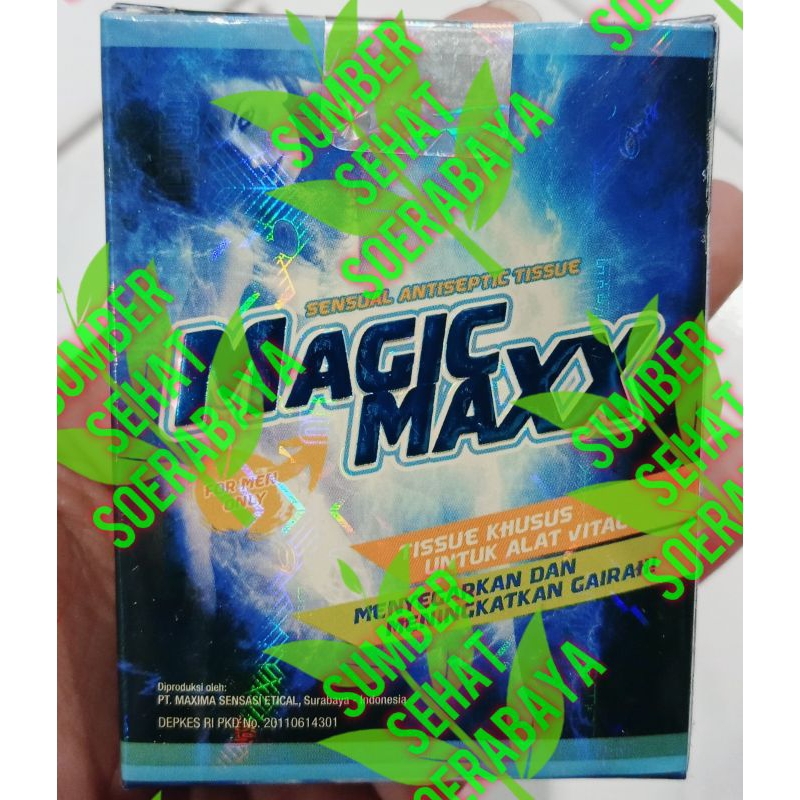 Jual tisu biru tisu magic maxx original sachet bagus tebal air banyak | Shopee Indonesia