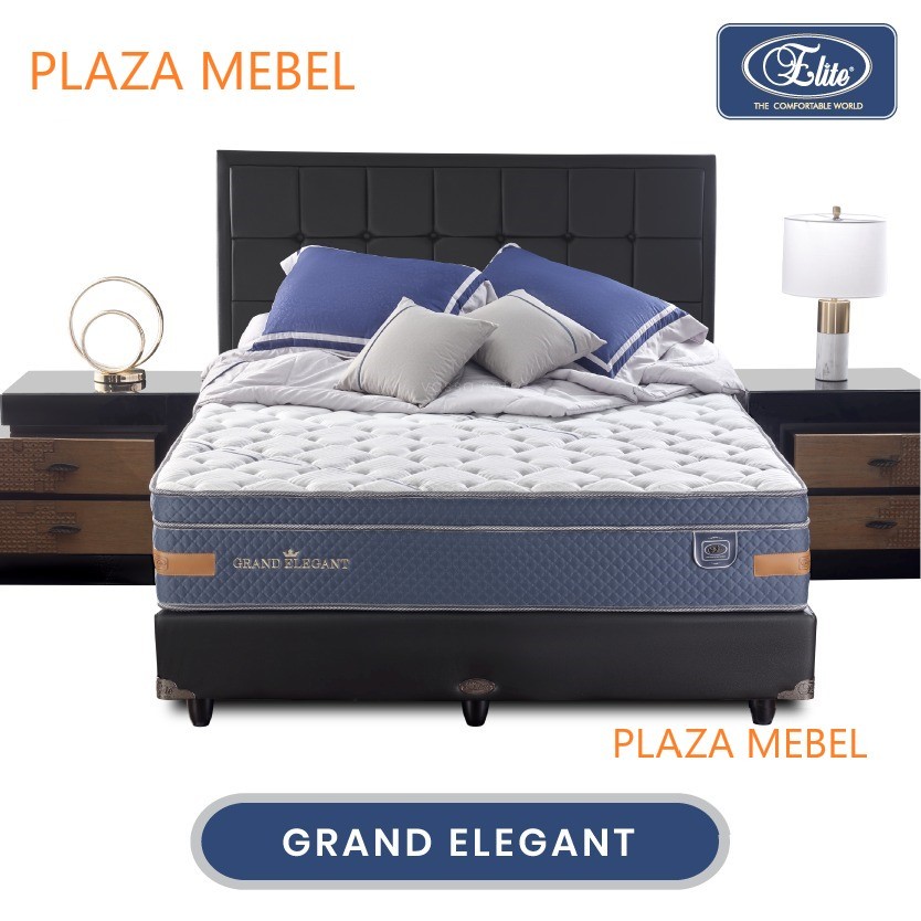 Jual Set Spring Bed Kasur Elite Grand Elegant Springbed Fullset