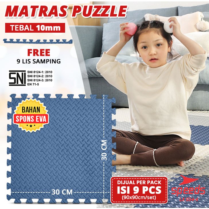 Jual SPEEDS Matras 30x30cm 10mm isi 9pcs Evamat Matras Puzzle Karpet ...